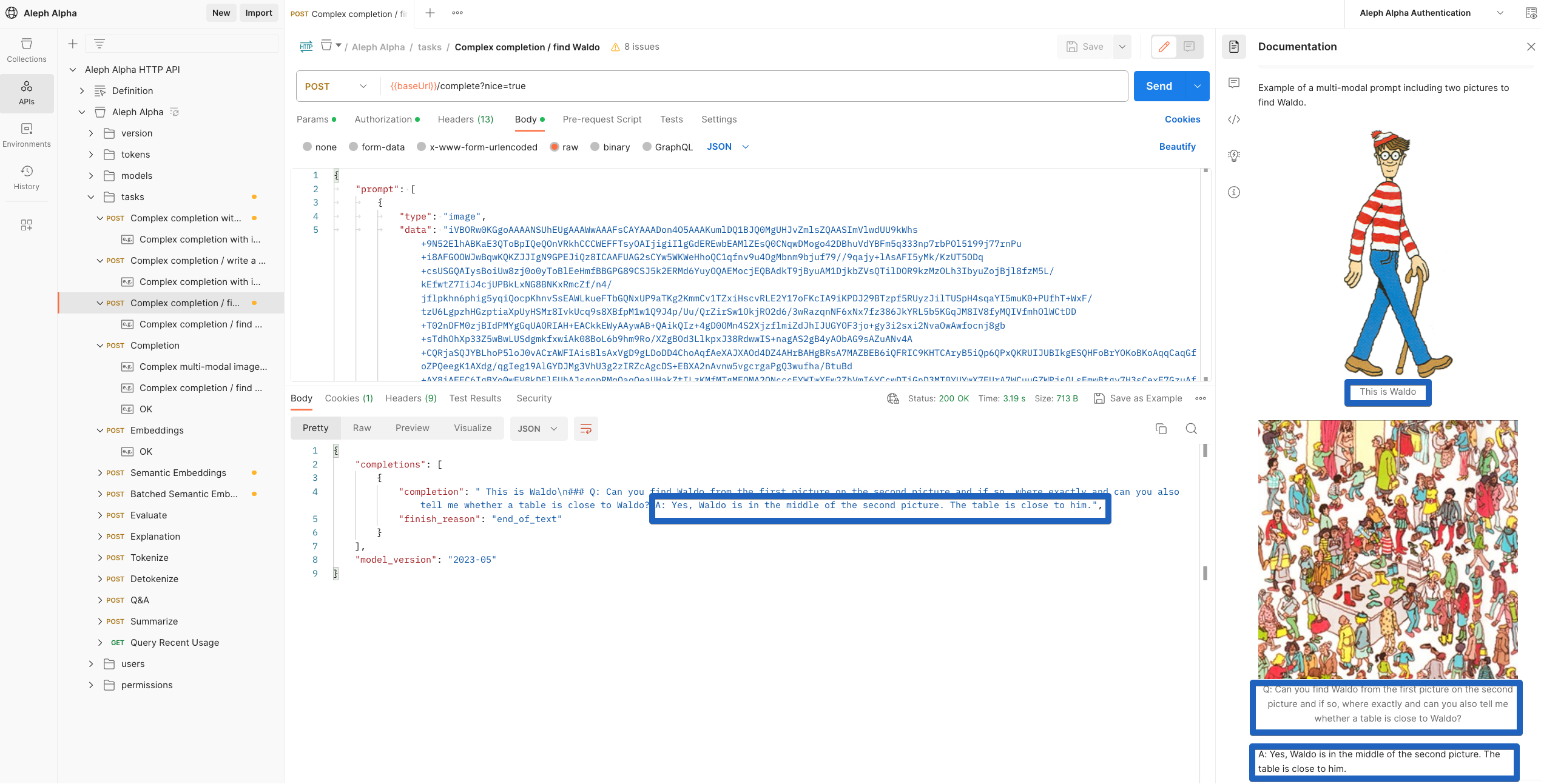Aleph Alpha | Postman API Network