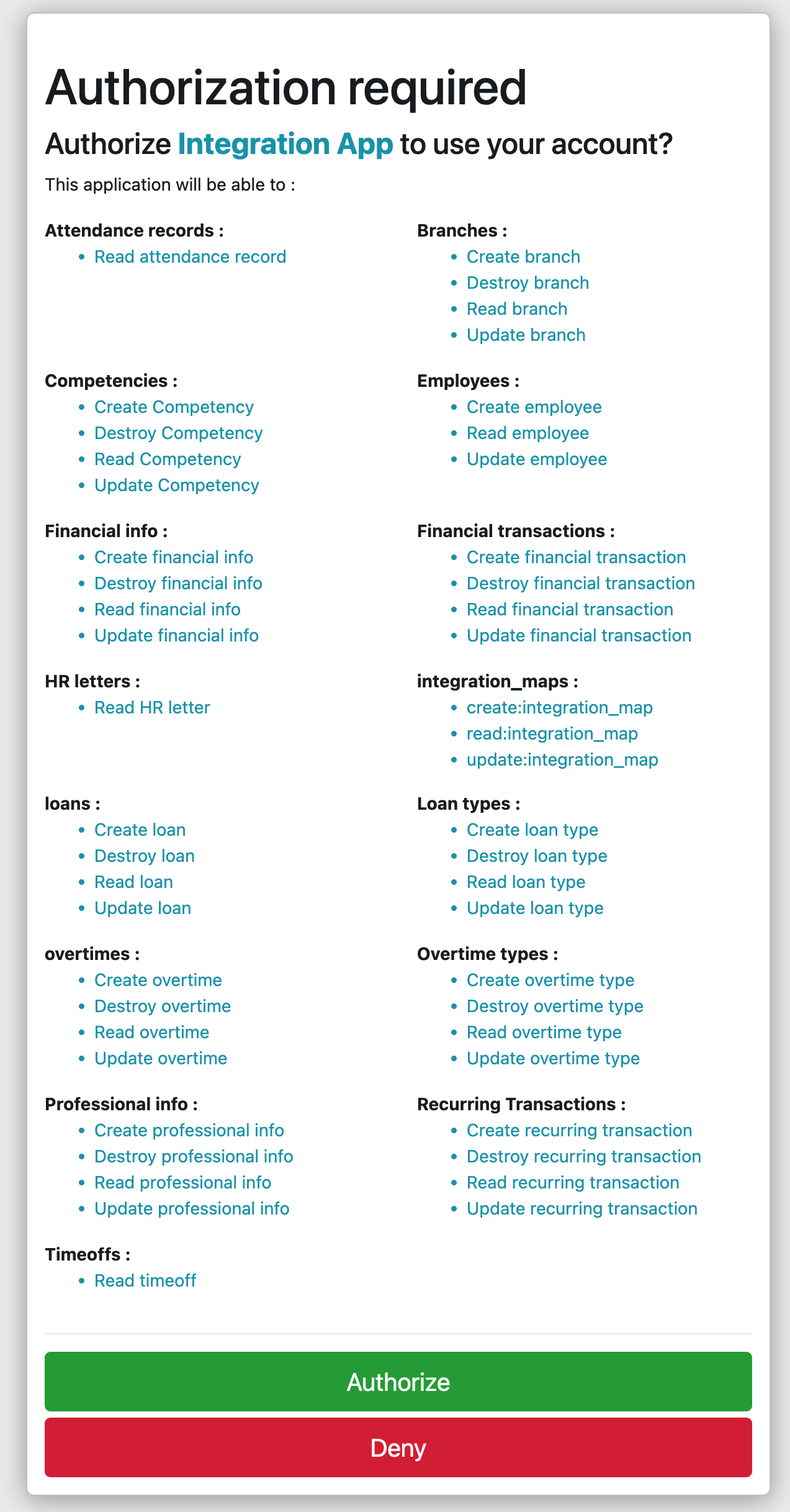 ZenHR APIs Documentation
