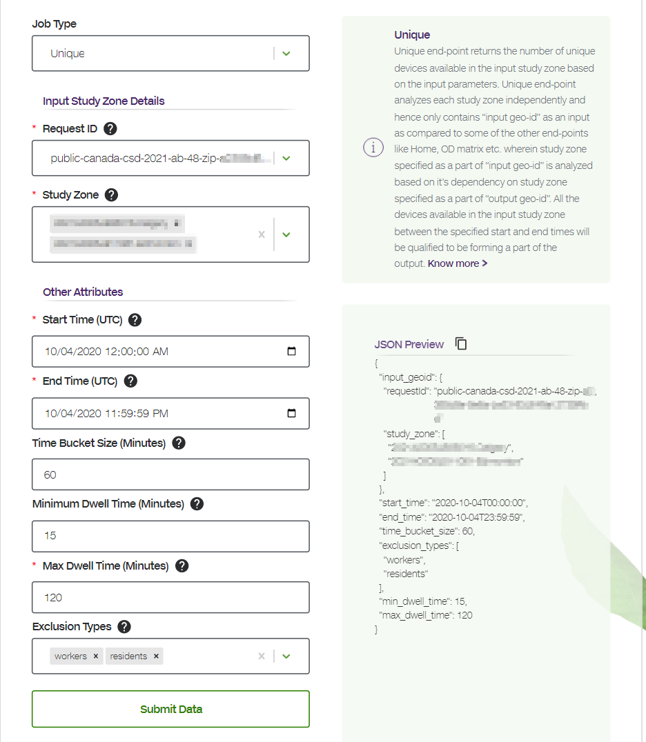 Telus Insights Location API