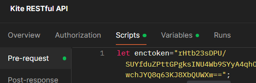 Zerodha Kite RESTful API | Documentation | Postman API Network