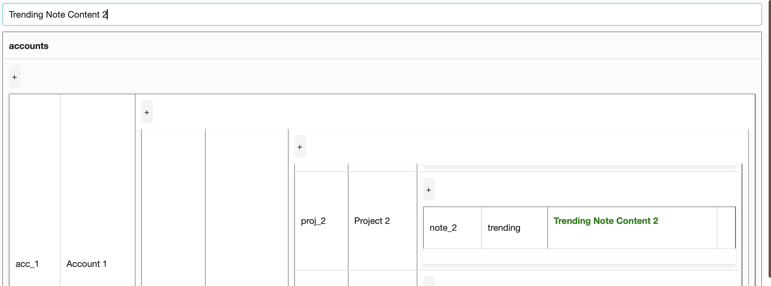 Expandable Grid table visualizer | Postman API Network