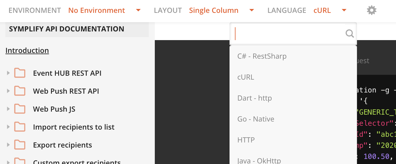 Symplify API Documentation