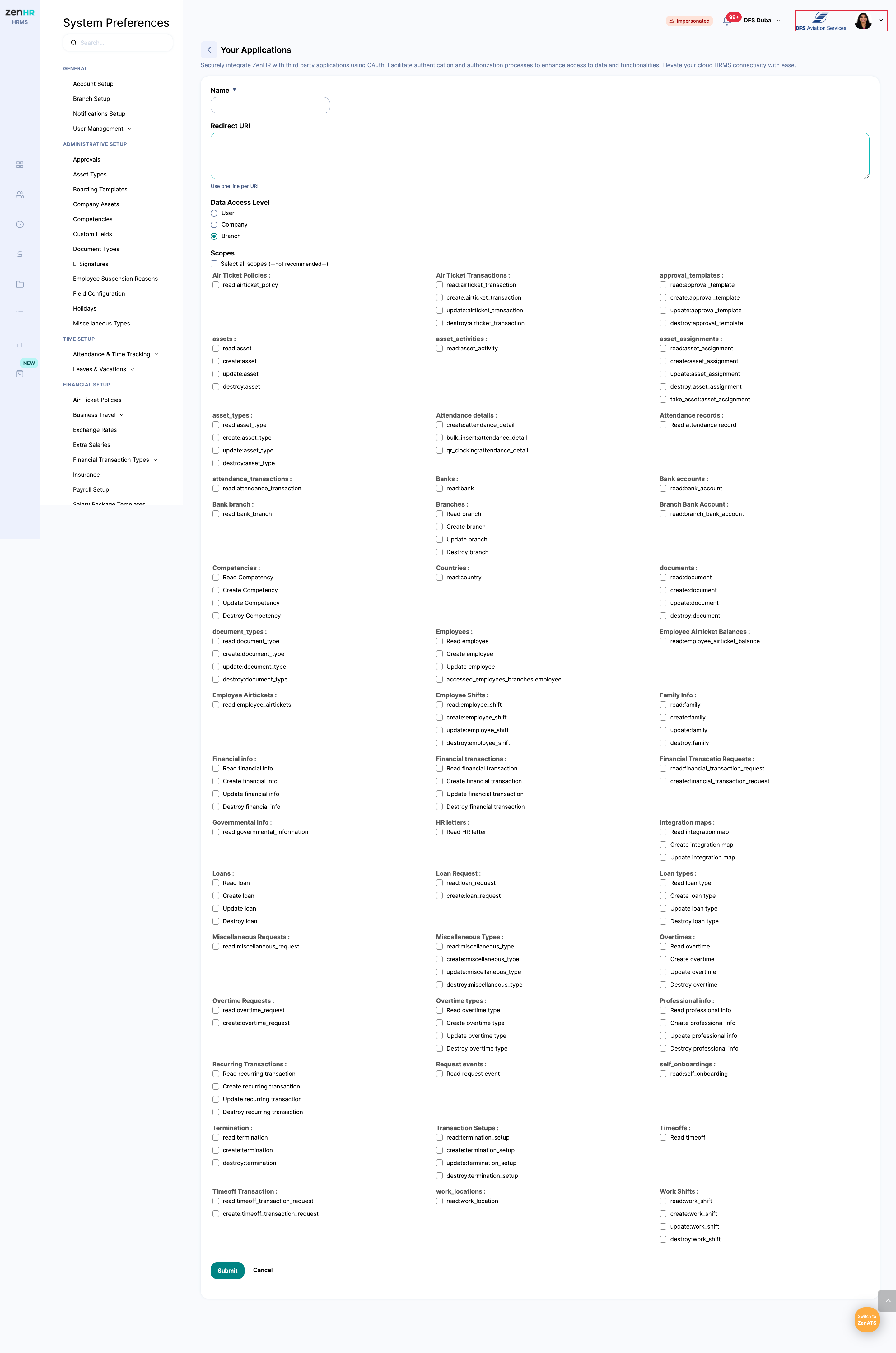 ZenHR APIs Documentation