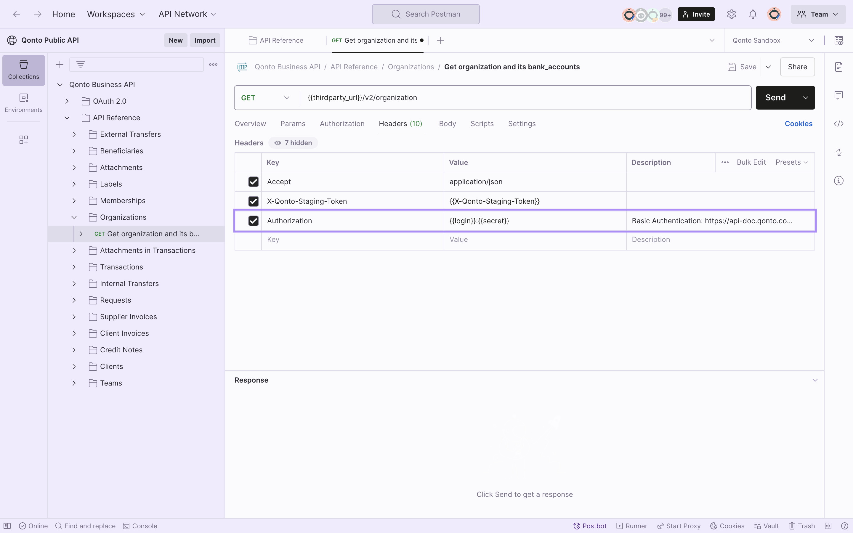 Business API | Documentation | Postman API Network