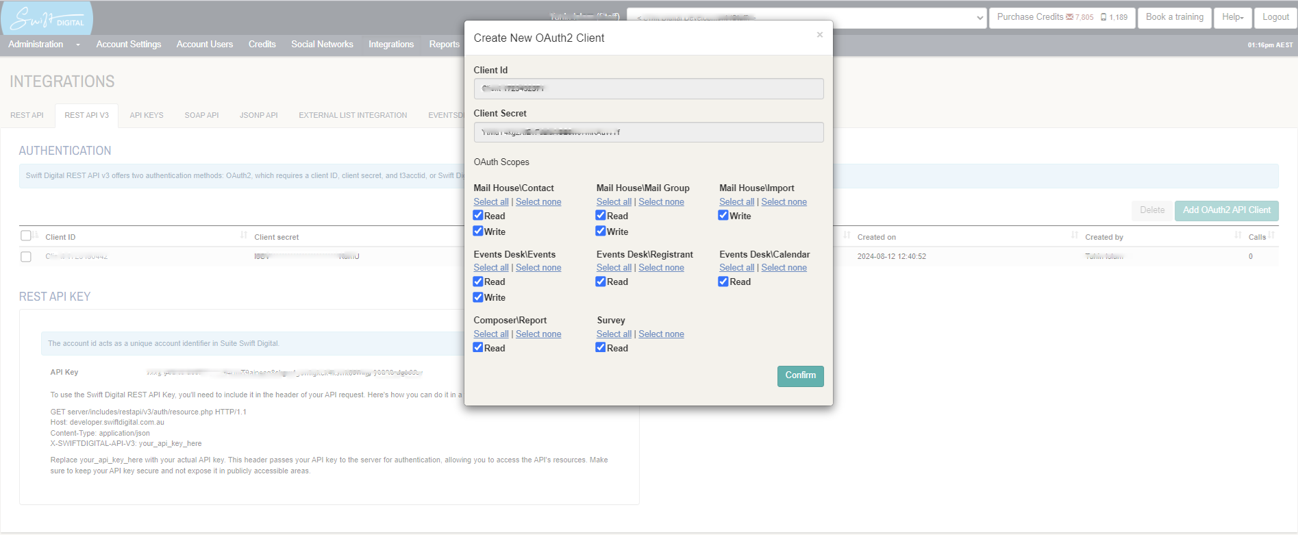 Swift Digital Suite REST API v3