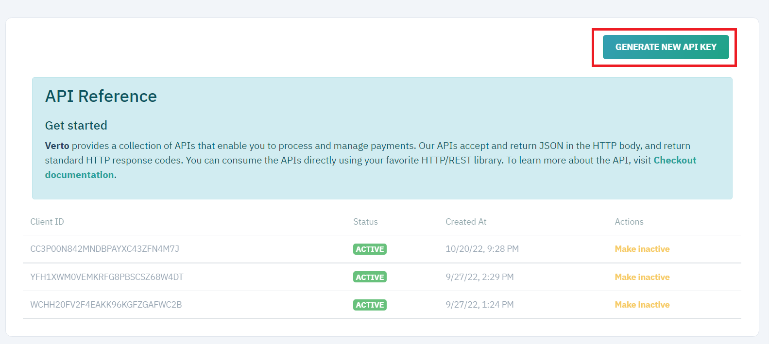 VertoFX API - Technical Integration Guide